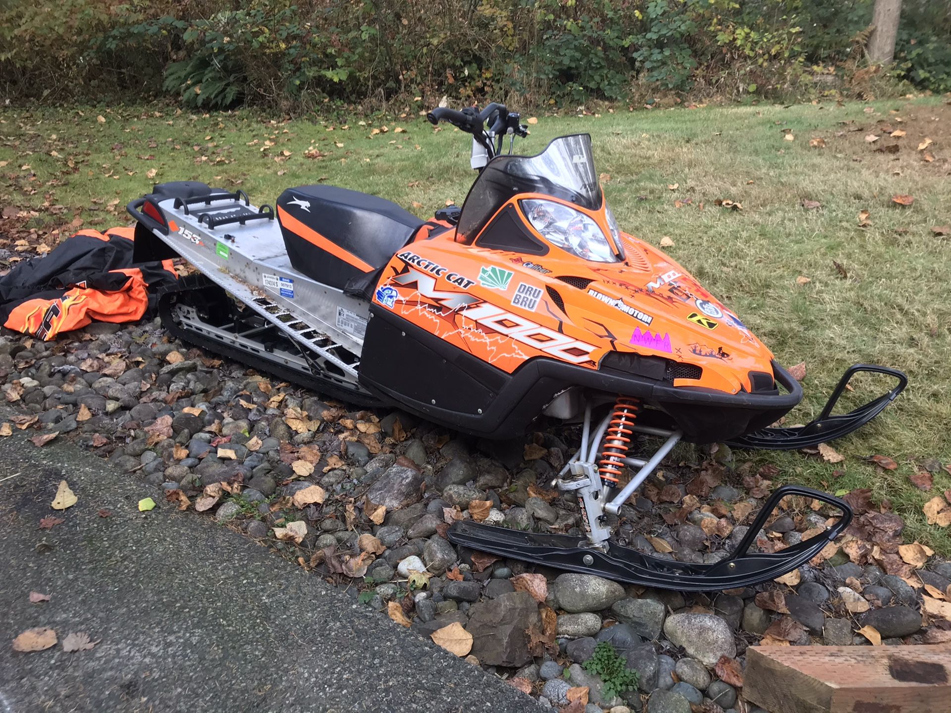 Snowmobile Skis Arctic Cat Snowmobile Sled Storage Cover Compatible For ...