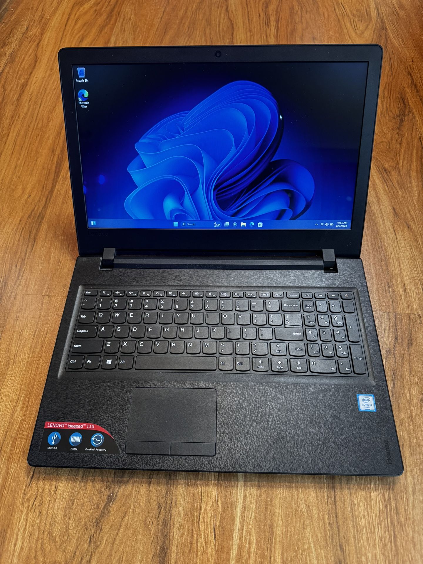 Lenovo ideaPad 110 core i3 6th gen 15.6” FHD Screen 12GB RAM 256GB SSD ...