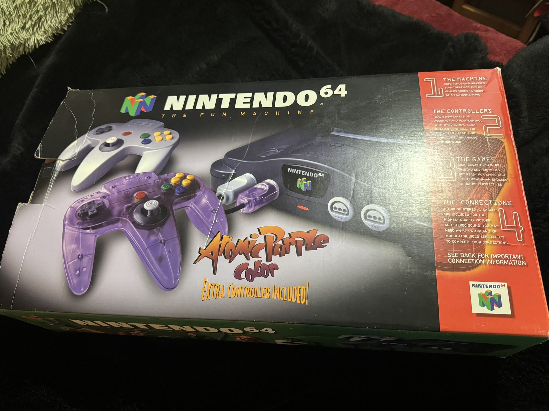 Nintendo 64 Atomic Purple Edition Complete In box for Sale in Portland ...