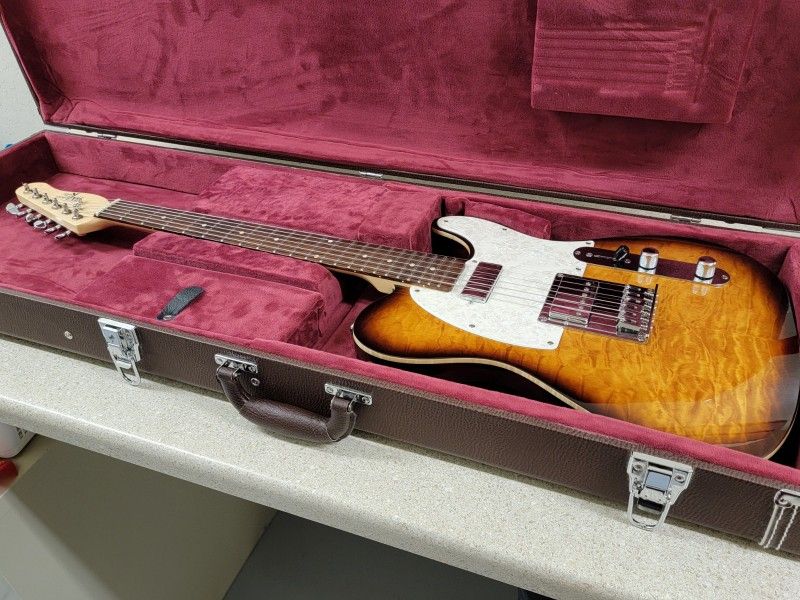 Michael Kelly Telecaster Guitar With Case for Sale in Casa Grande, AZ ...
