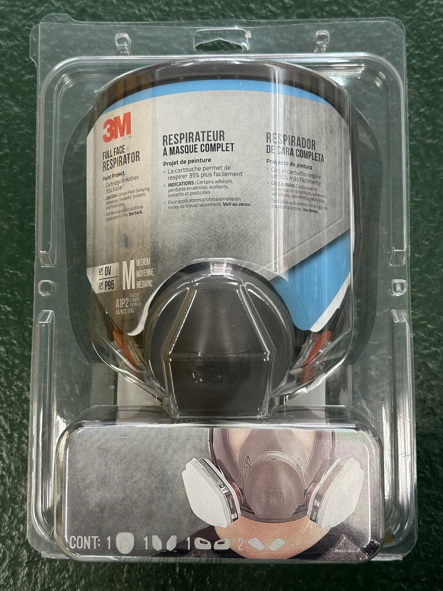 NEW! 3M 66056 Paint Project Full Respirator, 6000 Series, Medium for Sale in Peabody, MA - OfferUp