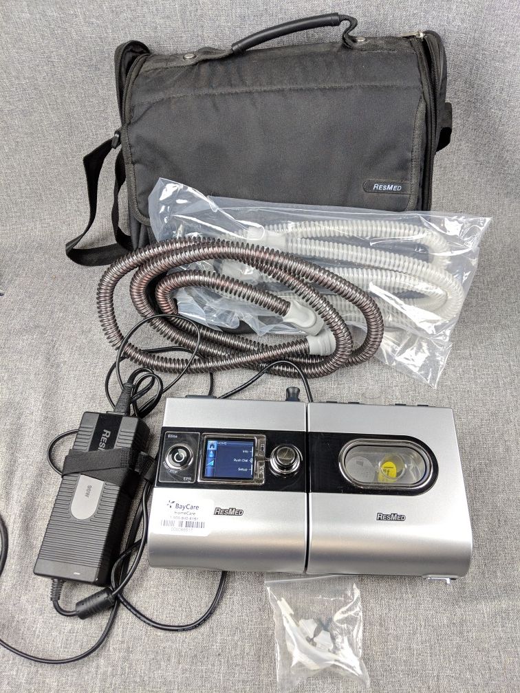 ResMed S9 H5i Elite Heated Humidifier Sleep Apnea CPAP Machine w ...