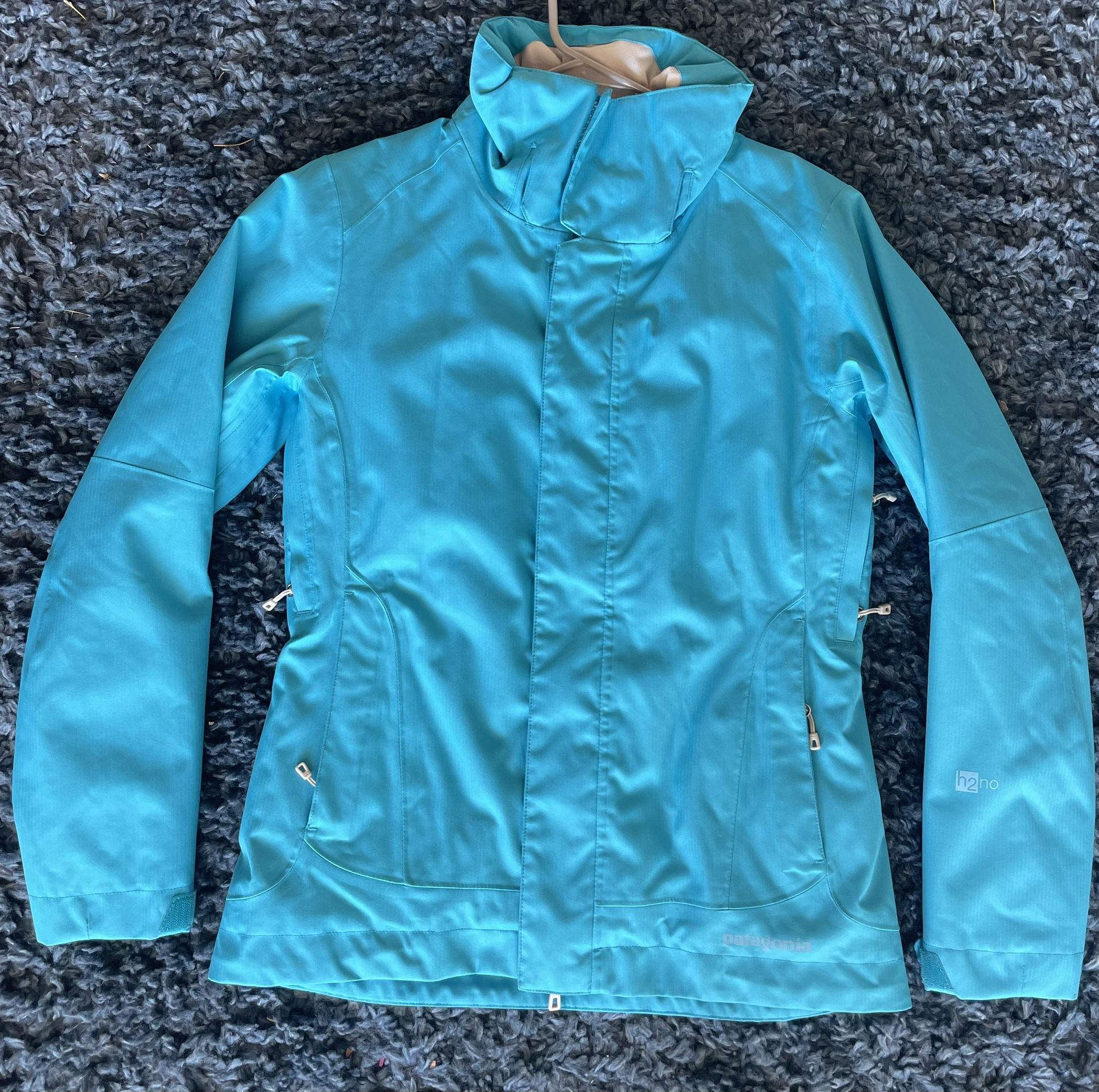 Patagonia H2No Snowbell Insulated Jacket Women’s XS Aqua Blue for Sale ...
