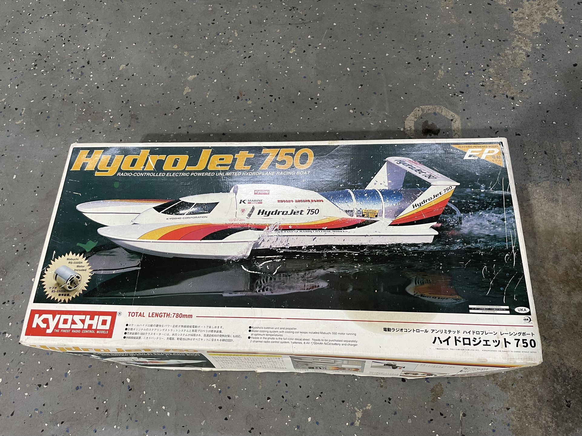 vintage 90’s kyosho hydrojet 750 rc boat for Sale in Edgewood, WA - OfferUp