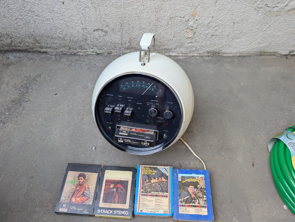RARE Vintage 1970s Weltron Model 2001 Space Ball Am Radio Stereo 8 ...