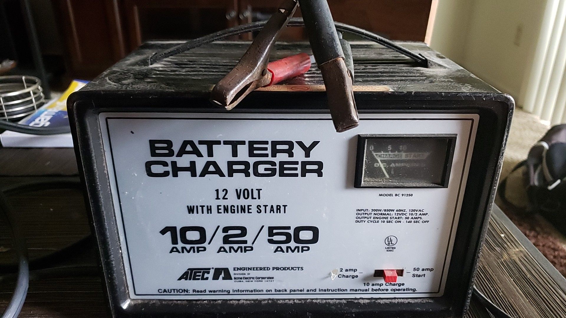 ATEC 12V Battery Charger (model BC 91250) for Sale in Vista, CA - OfferUp