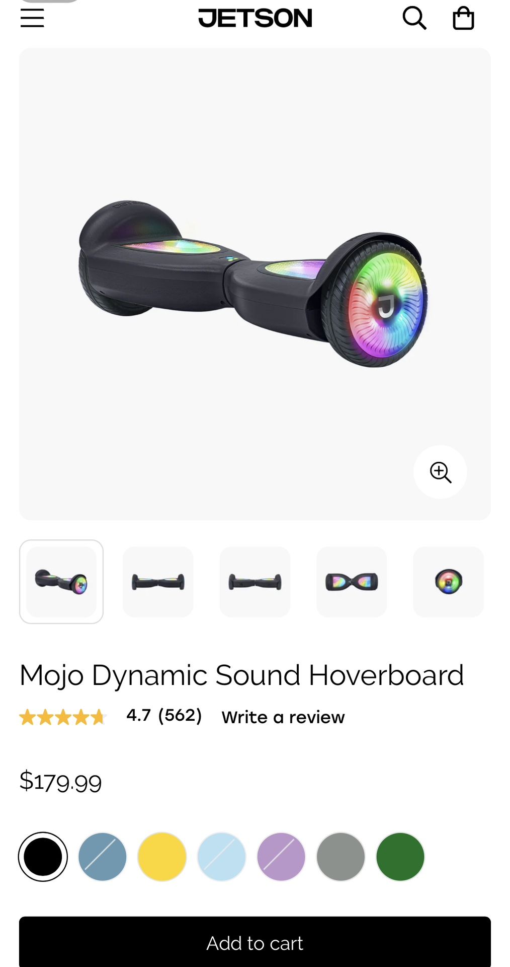 Jetson, Mojo Dynamic Hoverboard for Sale in Whittier, CA - OfferUp