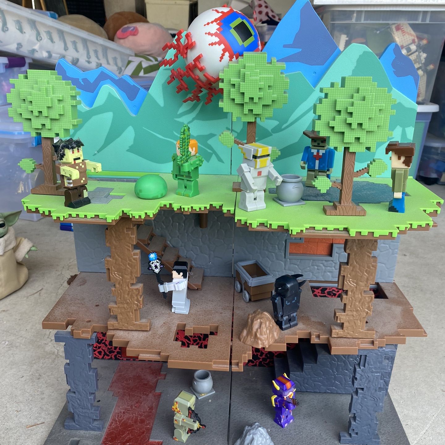 Terraria Multi Level Biome Playset With Figures for Sale in San Diego CA OfferUp