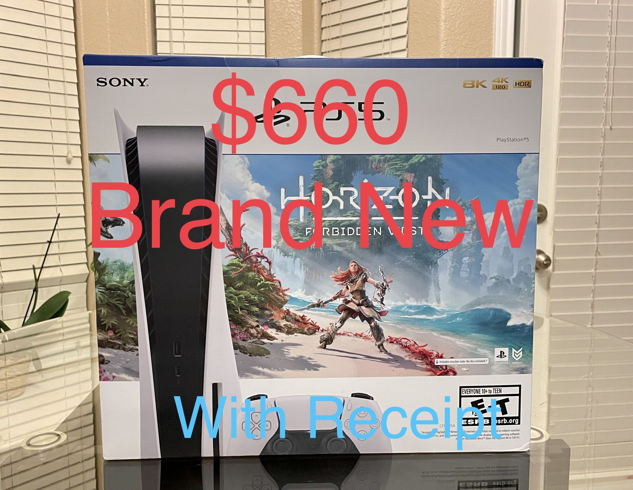 Brand New - PlayStation 5 Disk Horizon Edition -PS5- Receipt In Hand ...