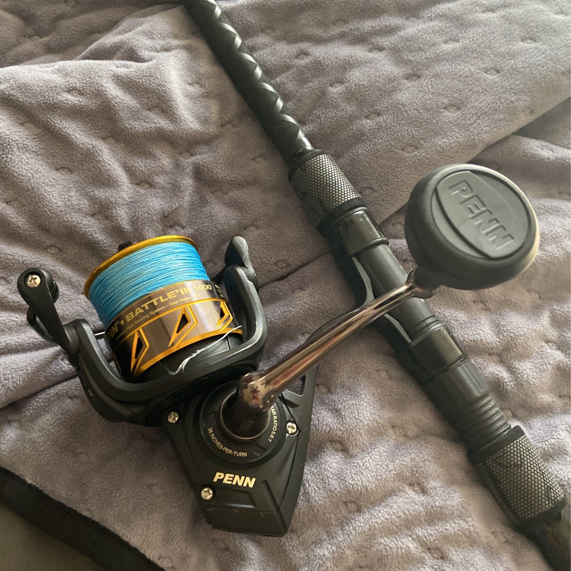 Penn Battle 3 5000/ Penn Prevail 2 10ft for Sale in San Antonio, TX ...