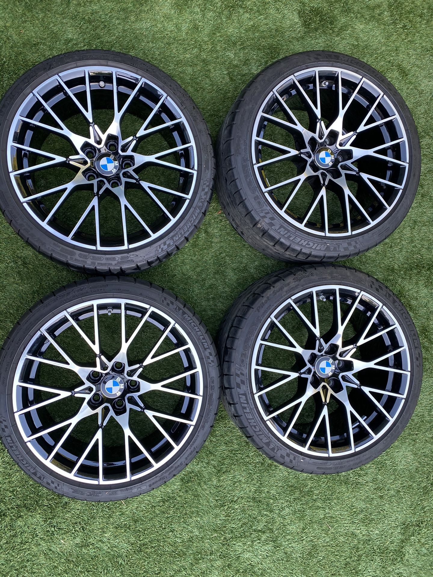 19" BMW M2 M3 M4 COMPETITION FACTORY WHEELS & TIRES SET OF 4 - LIKE NEW ...