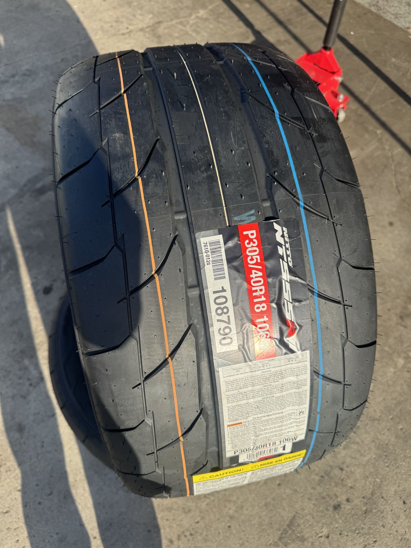 305/40/18 Nitto R2 In Stock for Sale in Irvine, CA - OfferUp