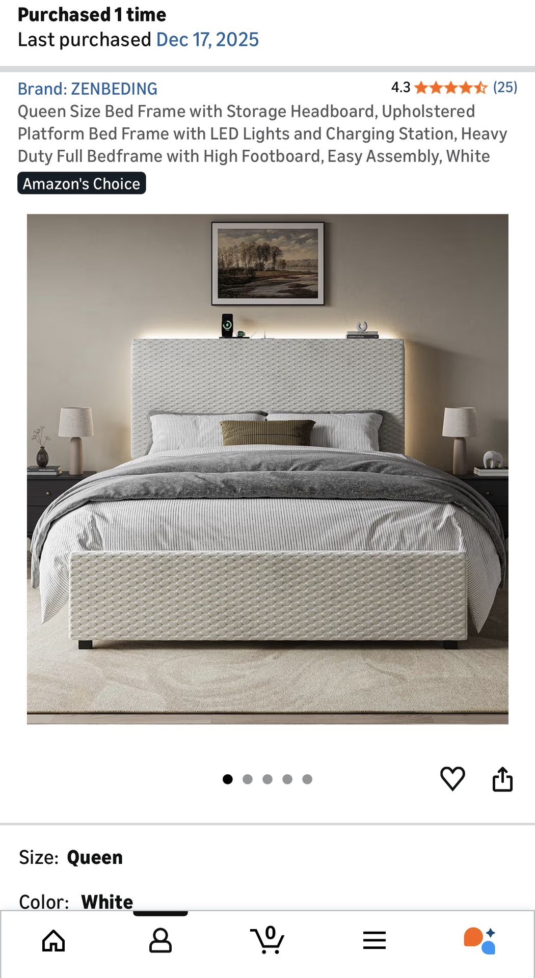 Brand New In Box- Queen Platform Bed for Sale in Largo, FL - OfferUp