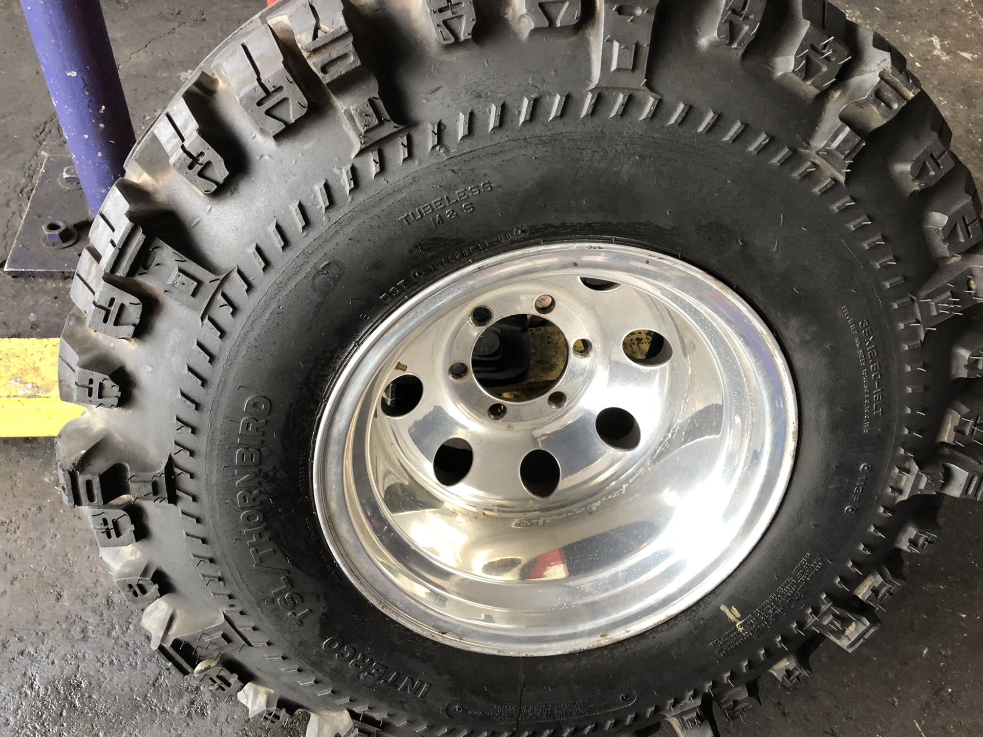 15x12 Alcoa w 35” Interco Thornbirds TSL 6Lug 6x5.5 4x4 Off-road Tires ...