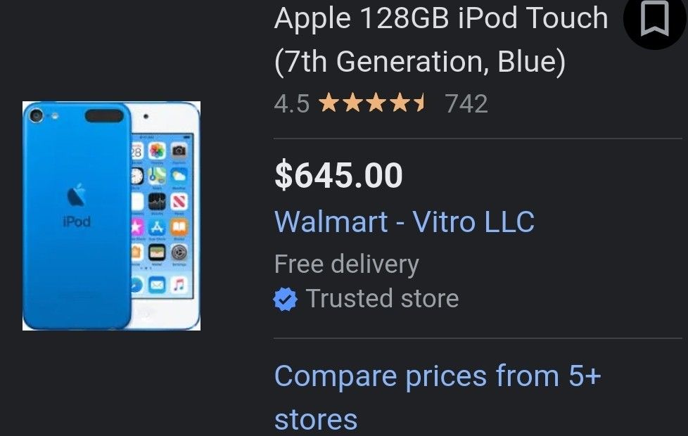Ipod 5 Price Blue