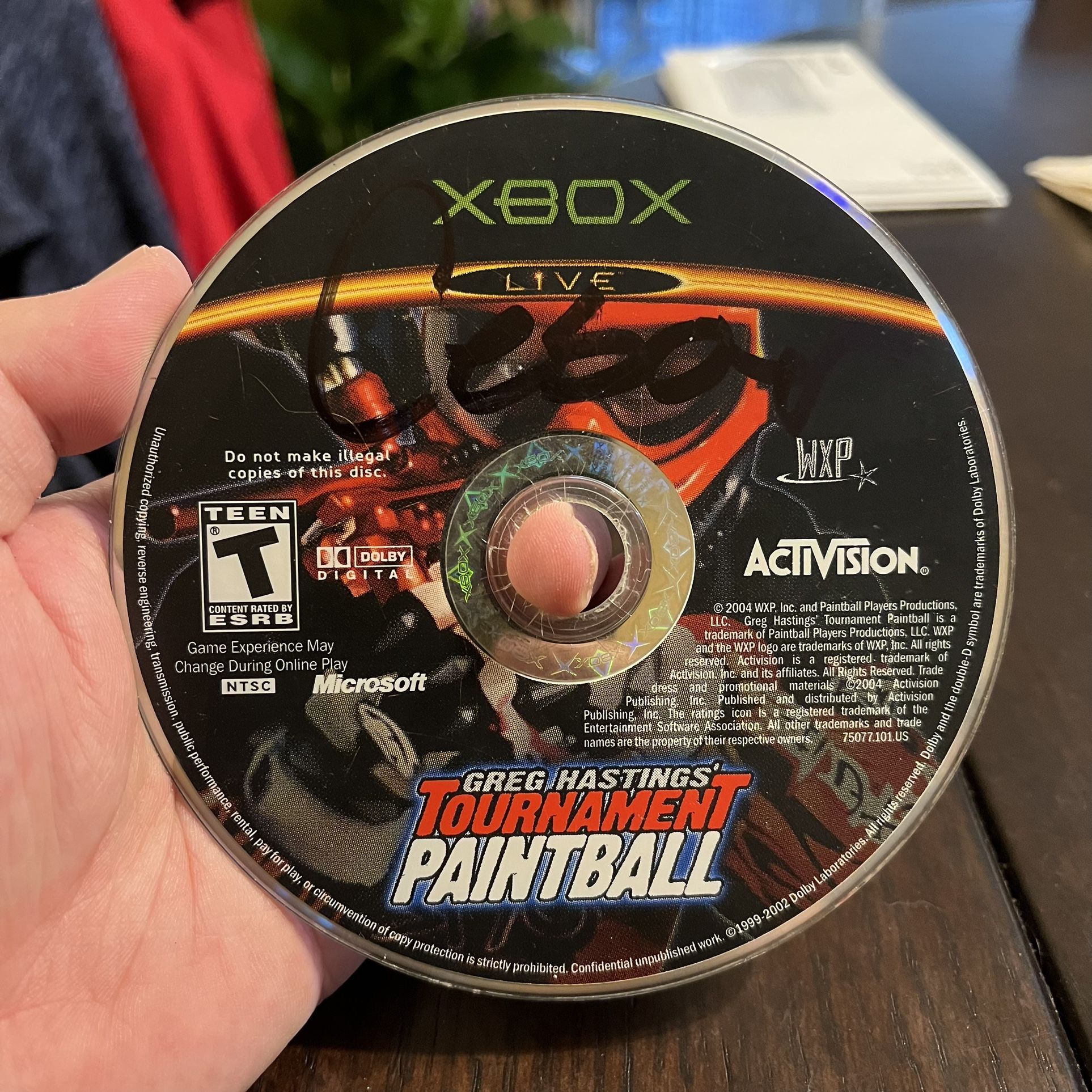 Xbox - Greg Hastings Tournament Paintball - Used / Disc Only for Sale ...
