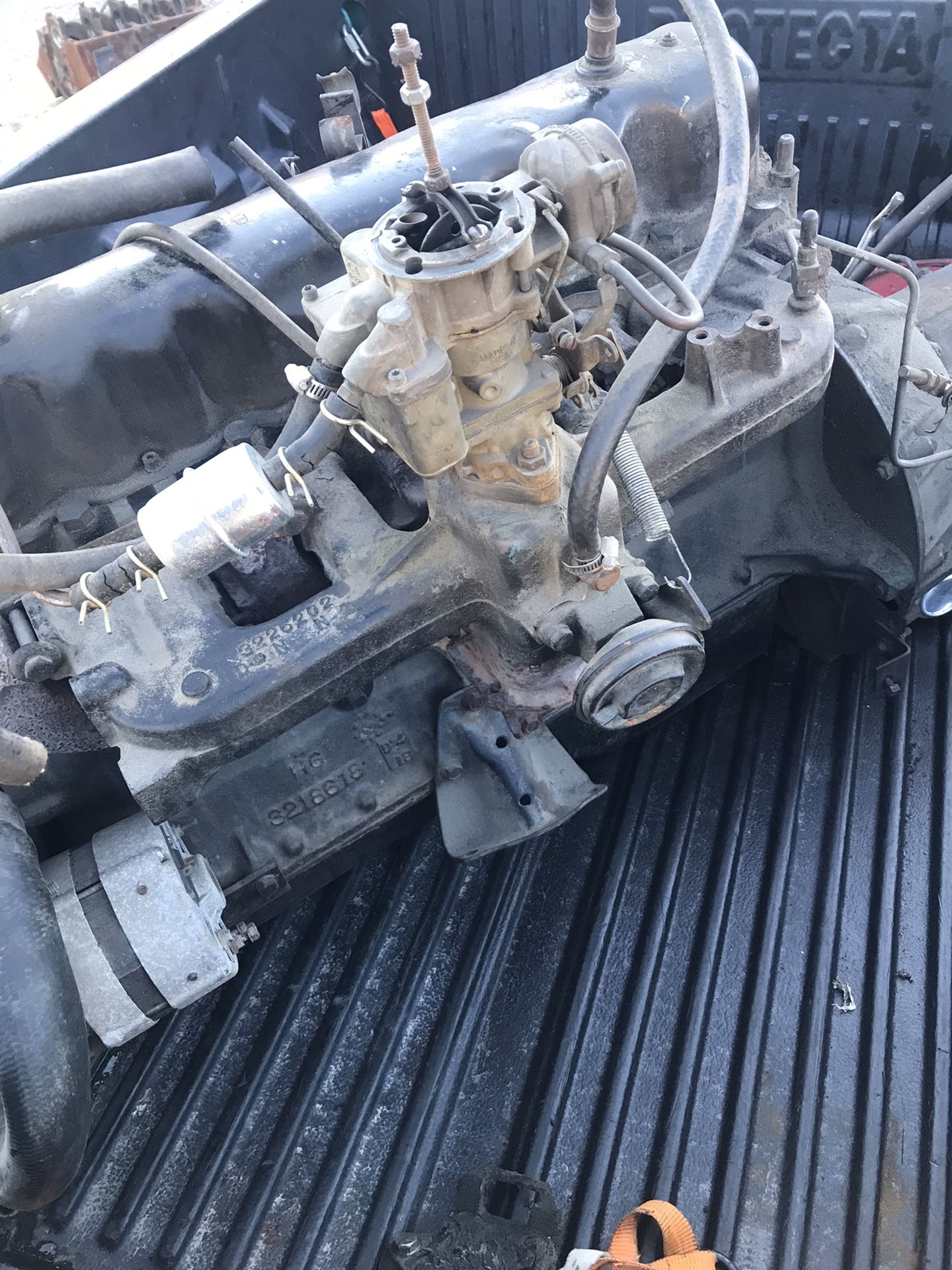 1974 AMC (Jeep) 232 3.8L Straight Six Engine and Transmission for Sale ...