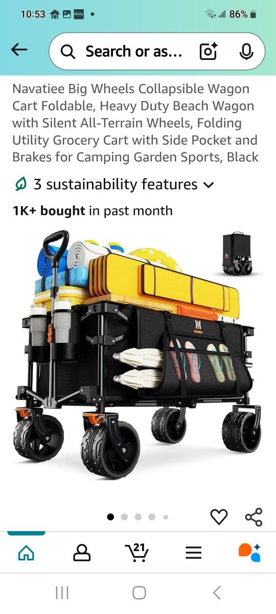 Big Wheels Cart for Sale in Claremont, CA - OfferUp