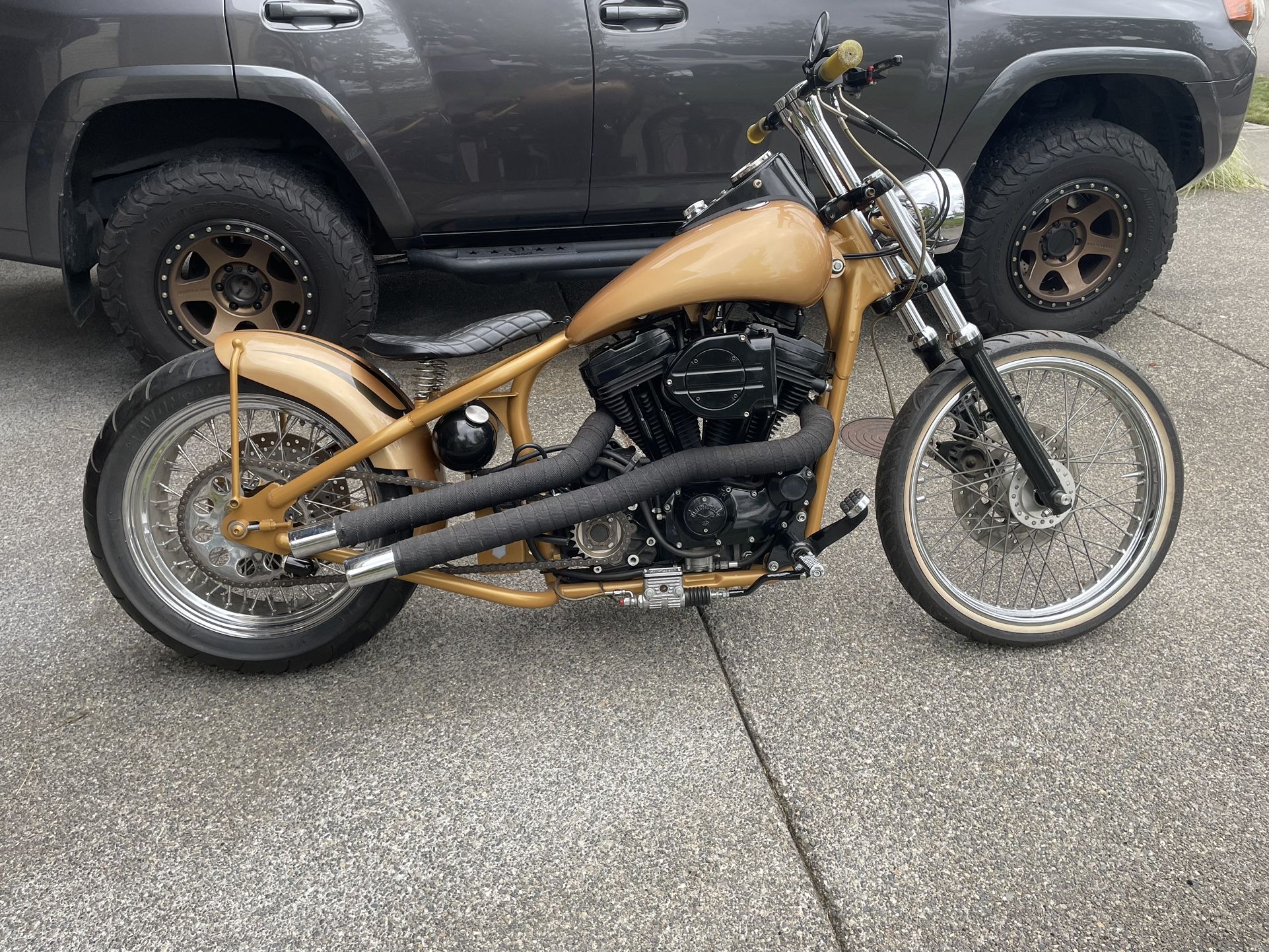 Custom Hard tail Harley for Sale in Bonney Lake, WA - OfferUp