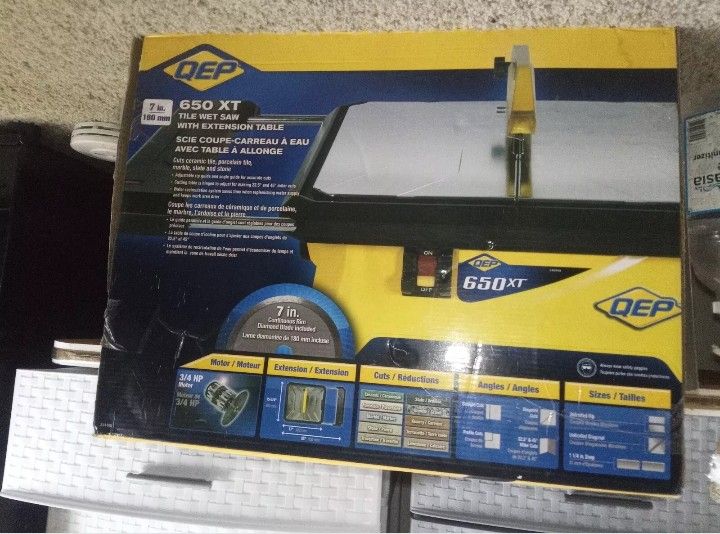 Brand New QEP 22700Q 7 inch 700XT Wet Tile Saw for Sale in Tampa, FL ...