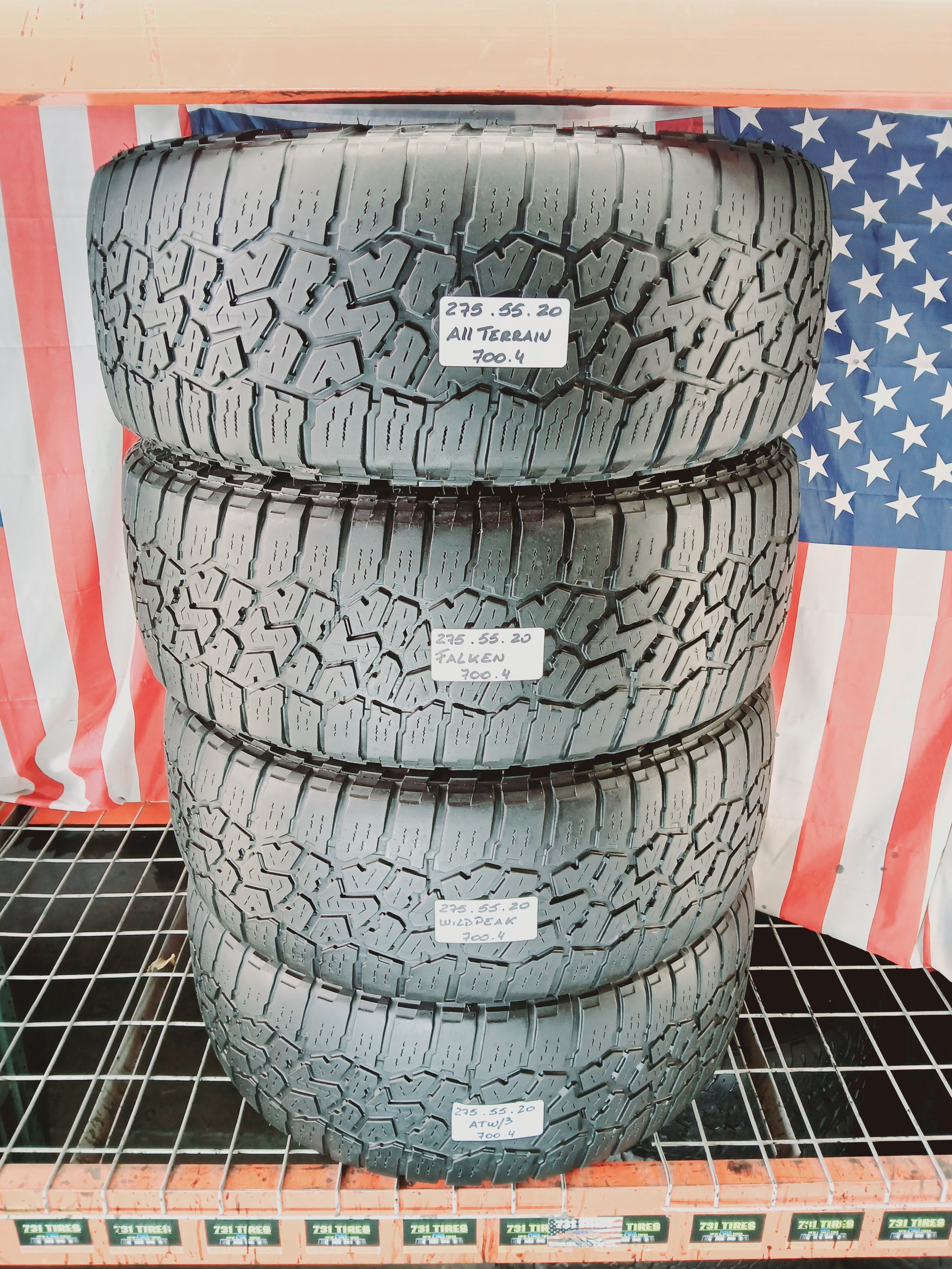 275/55R20 117T XL FALKEN WILDPEAK A/T3W Off-Road All-Terrain LT275 ...