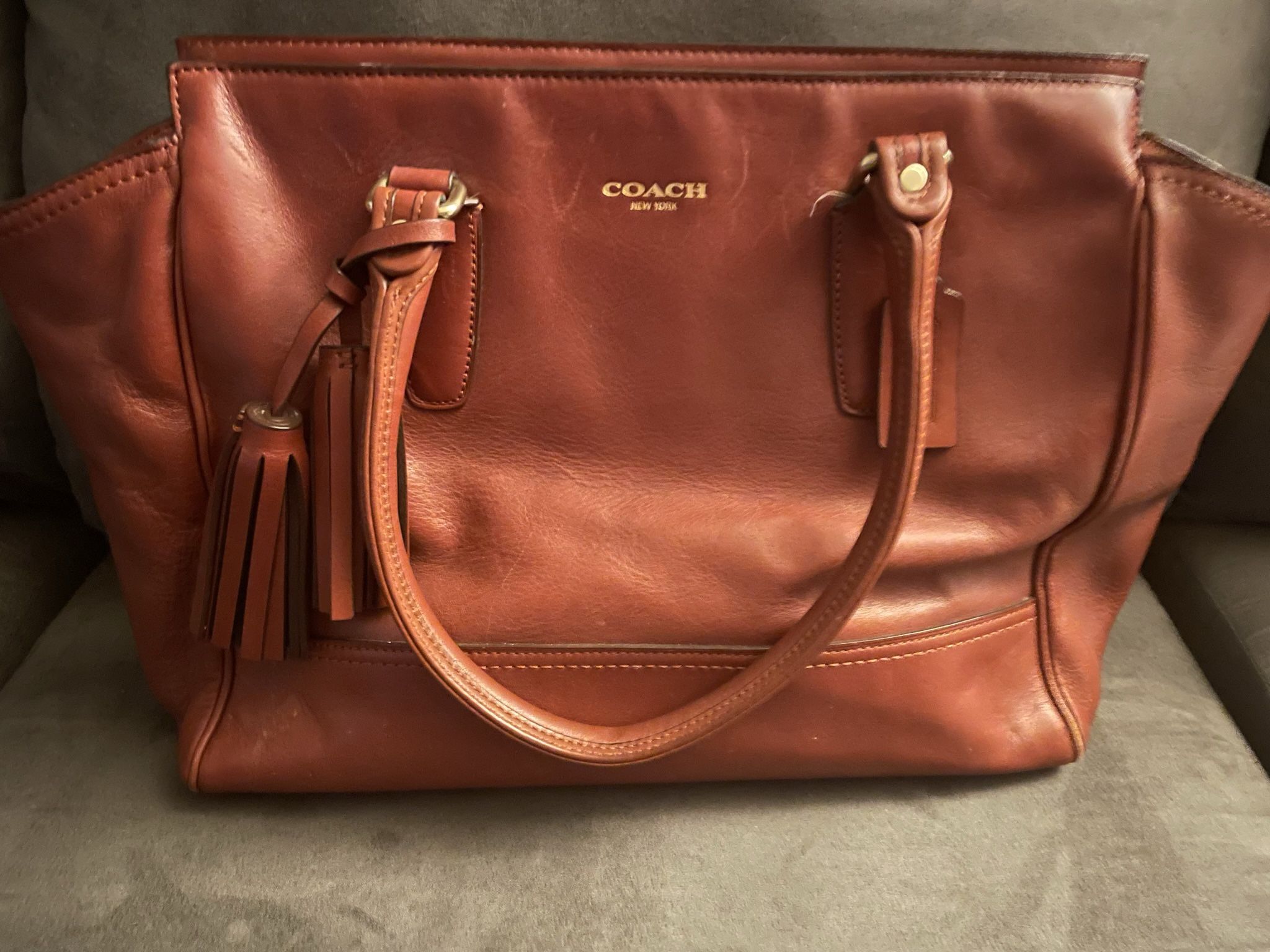 COACH Legacy Candace Carryall Leather Tote Bag-19891 for Sale in ...