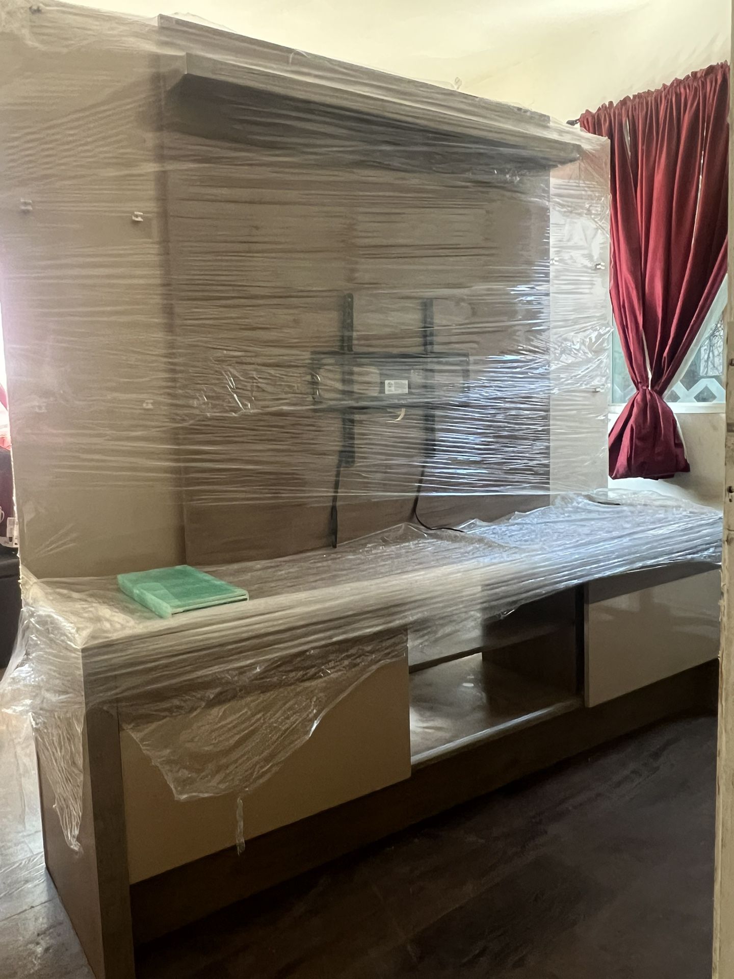 Brown tan Entertainment Center Furniture