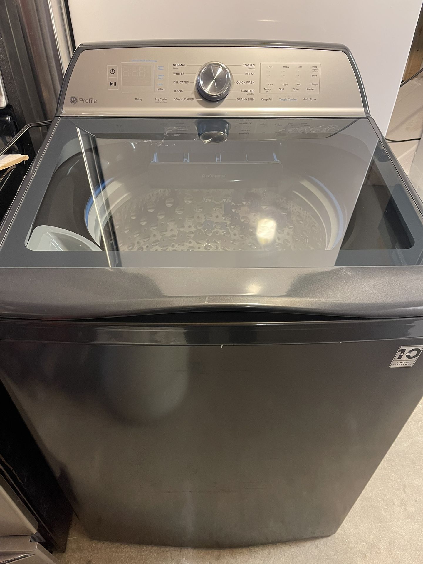 GE Profile - 5.0 Cu Ft High Efficiency Smart Top Load Washer with ...