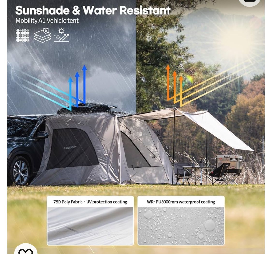IDOOGEN A1 Car Awning Outdoor Tent for SUV/MPV/Van for Sale in Pomona ...