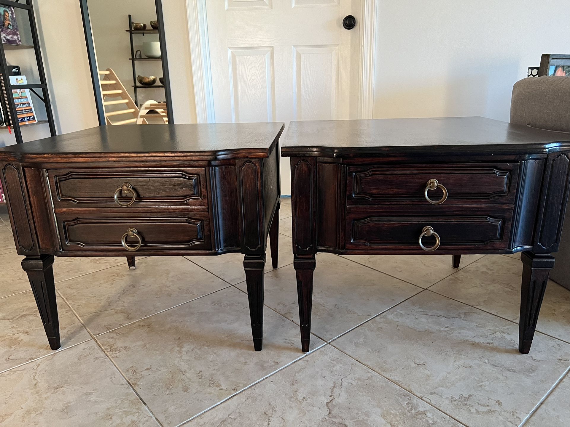 2 Antique Refinished End Tables for Sale in Fort Lauderdale, FL - OfferUp