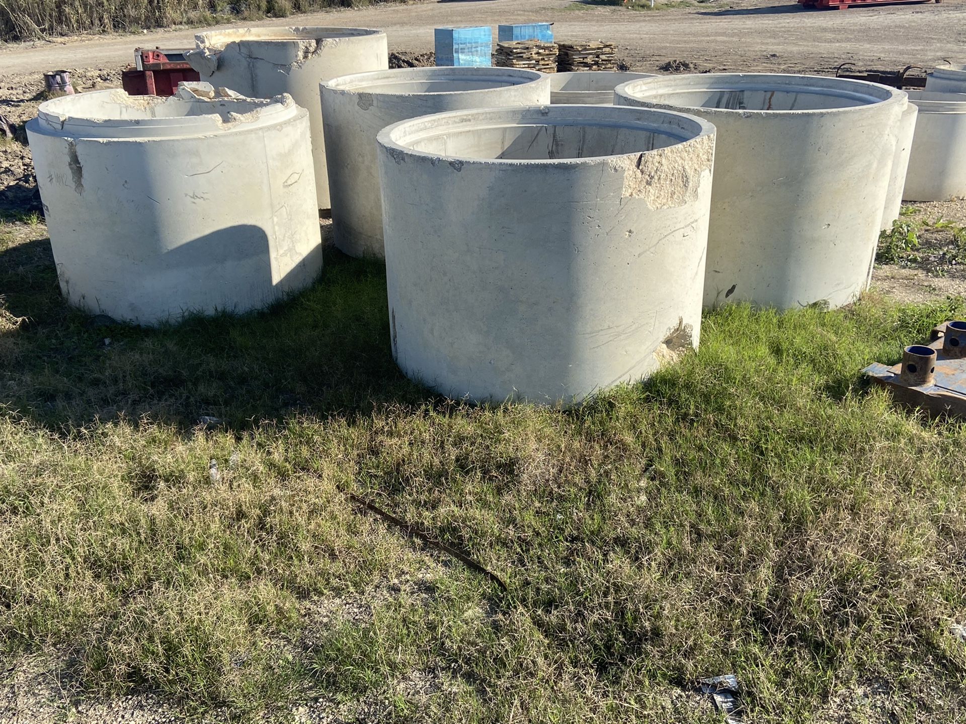 Manhole risers, Manholes bases, RCP pipe (make me an offer) for Sale in ...