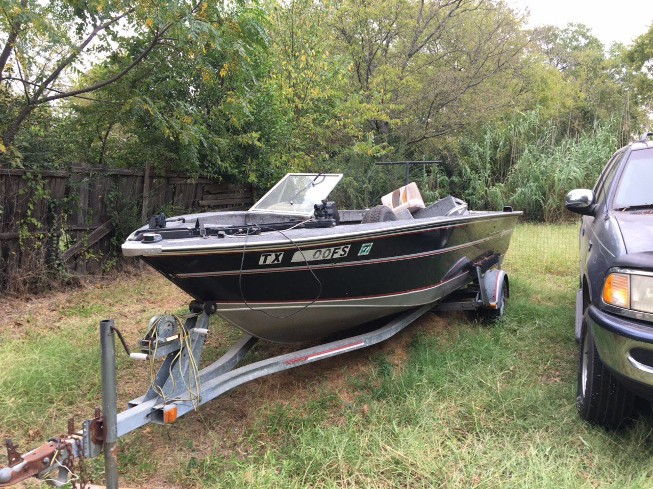 1990 spectrum 20ft aluminum boat with inboard engine need new floor and ...