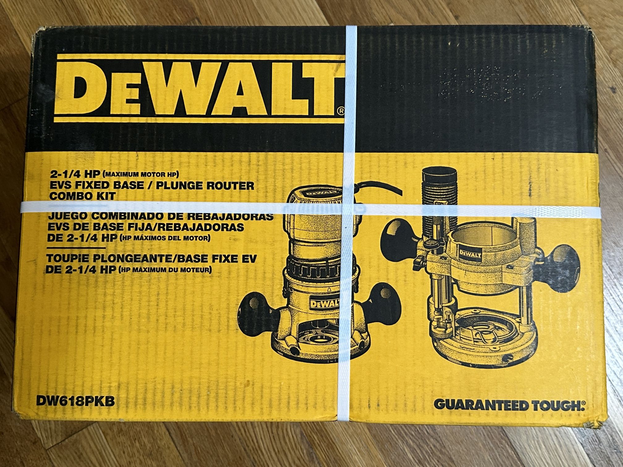 DEWALT DW618PKB 120V 12 Amp 2-1/4 HP 3 Base Router Kit for Sale in Los ...