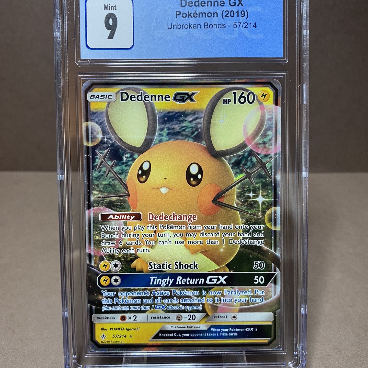 Pokemon Dedenne Card