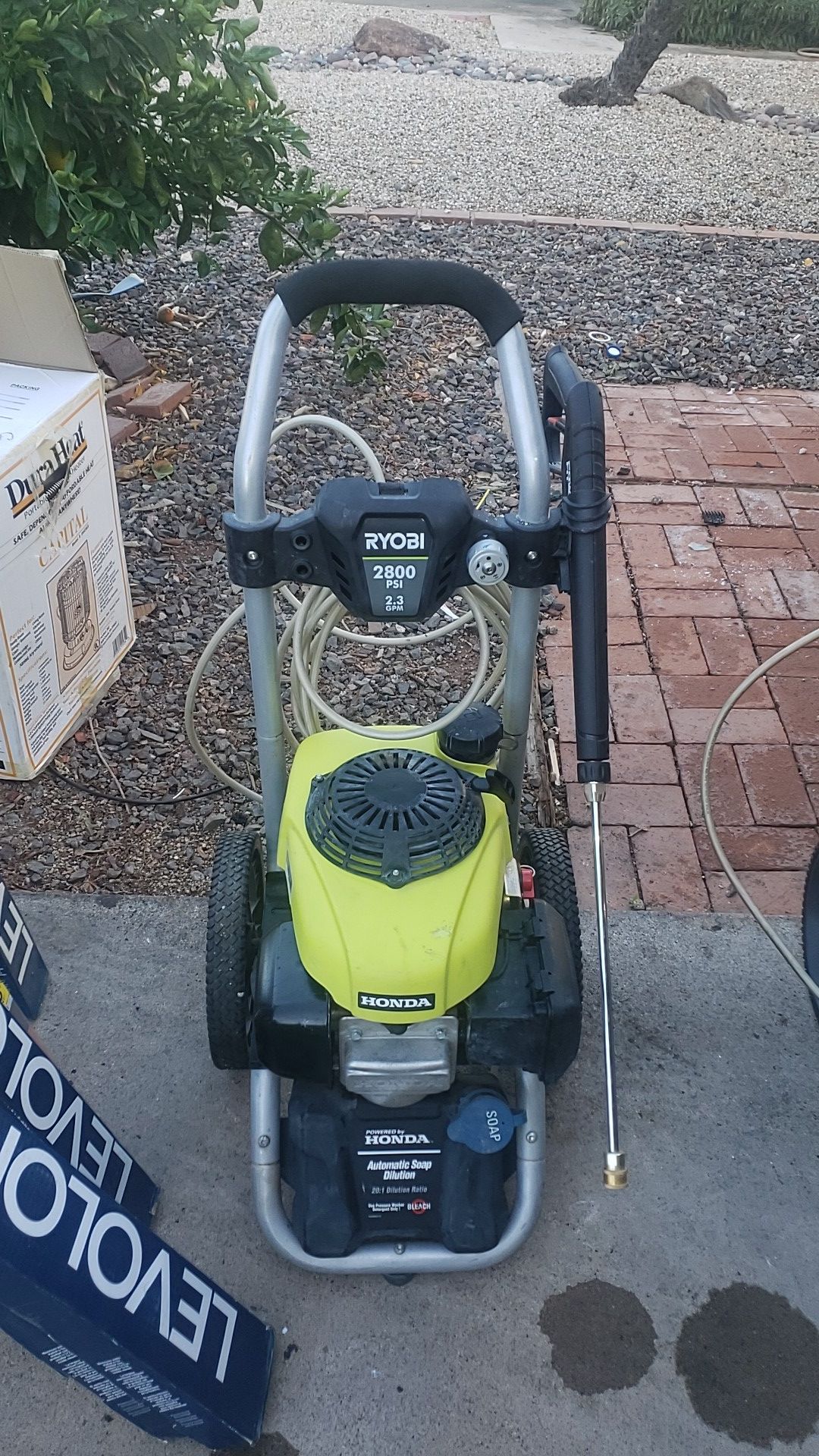 RYOBI 2800 GAS POWERED HONDA PRESSURE WASHER for Sale in Phoenix, AZ ...