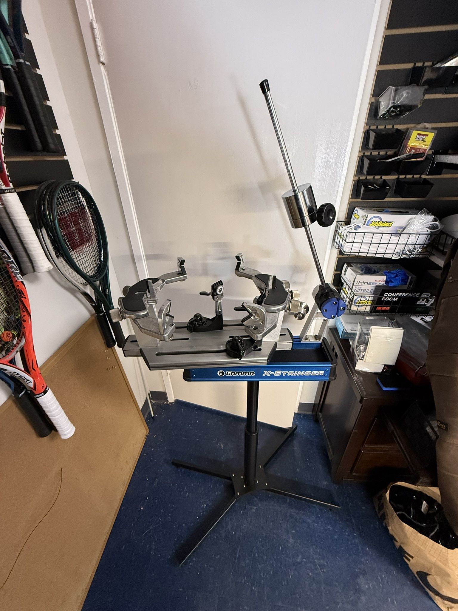 Tennis Stringing Machine with A Stand for Sale in Los Angeles, CA - OfferUp