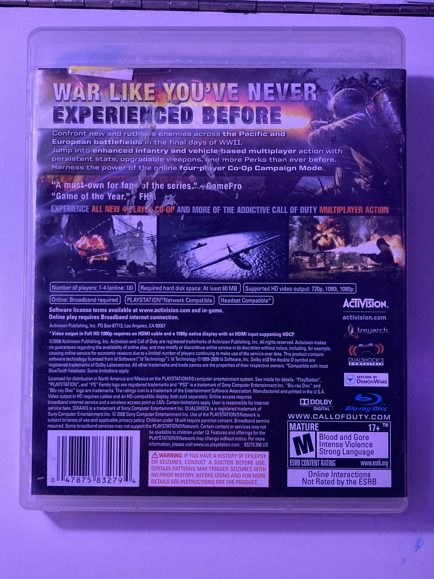 PS3 Call Of Duty World At War For Sale In San Antonio TX OfferUp ps3-call-of-duty-world-at-war-for-sale-in-san-antonio-tx-offerup