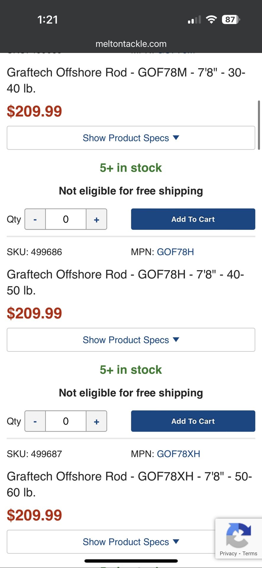 Graftech Offshore Series Rods for Sale in Costa Mesa, CA - OfferUp