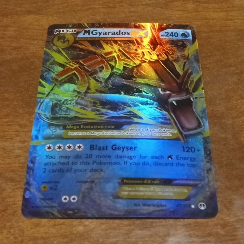 Pokemon Gyarados Mega Evolution Card