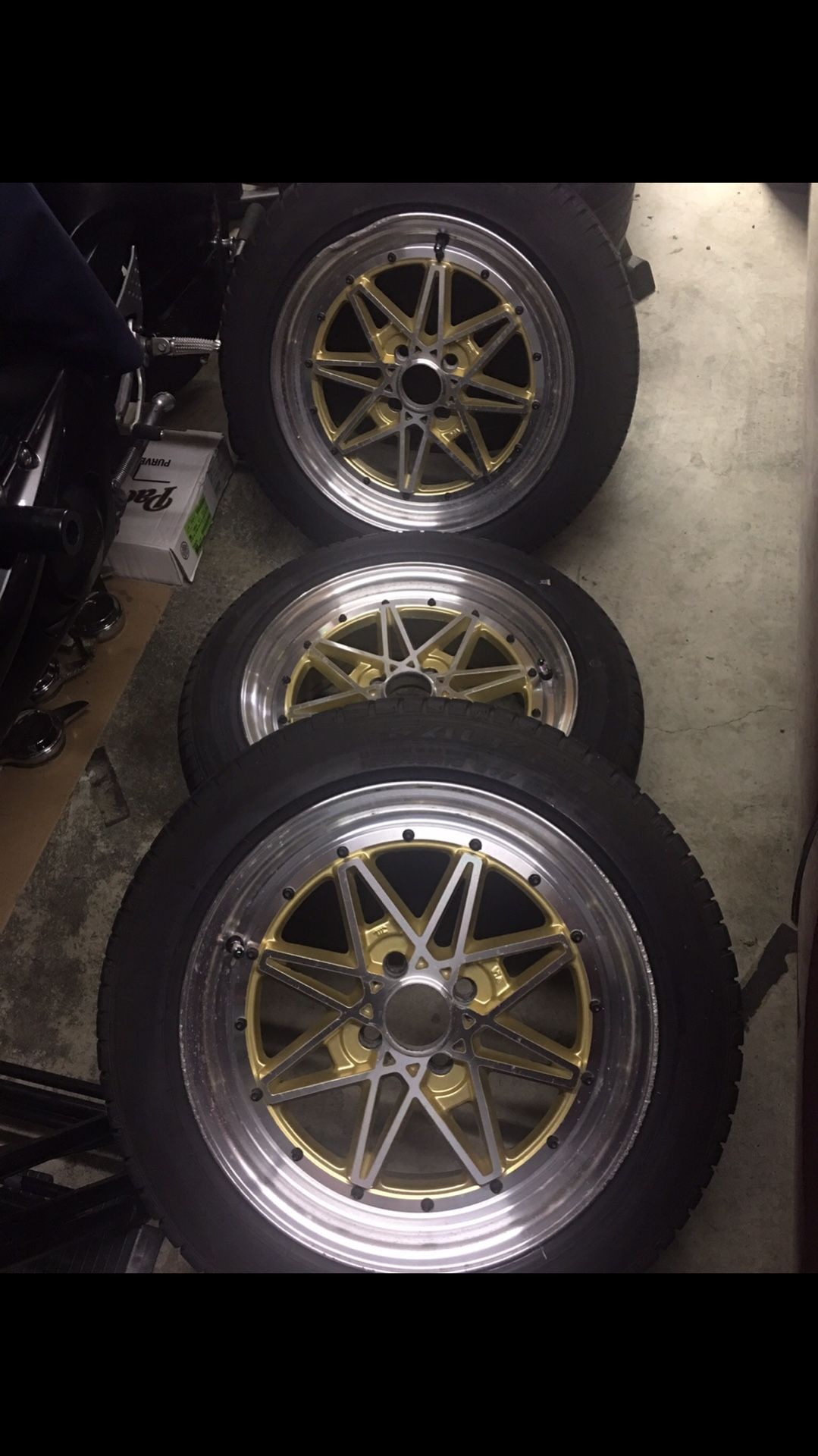 Drag DR-20 Gold Machined Face 16x7 4x100 for Sale in Seattle, WA - OfferUp