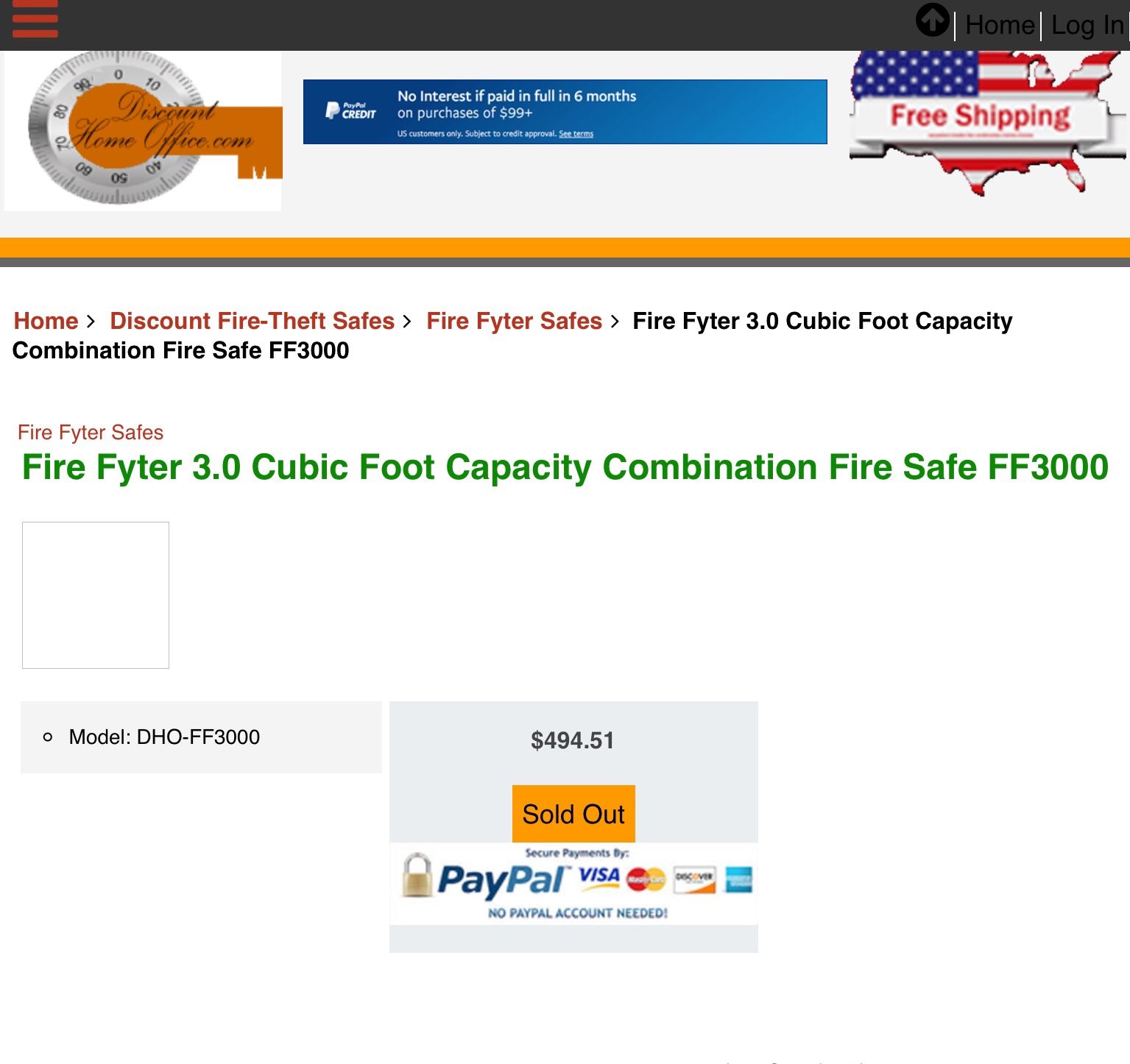 Fire Fyter Safe Model FF3000 for Sale in Elk Grove, CA - OfferUp