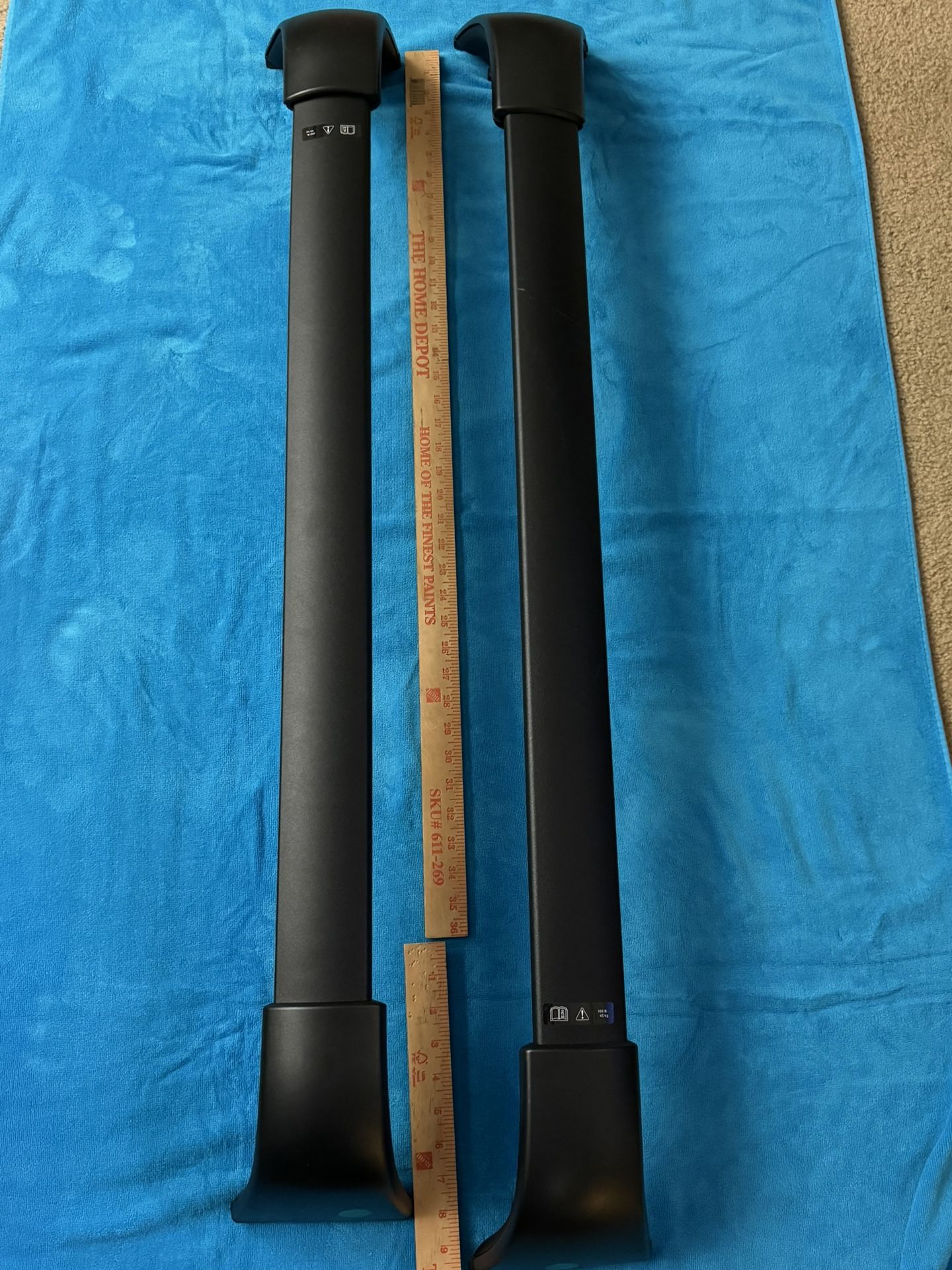 2019-2025 Infiniti QX50 & QX55 OEM Roof rail crossbars, T99R1-5NA1A for ...