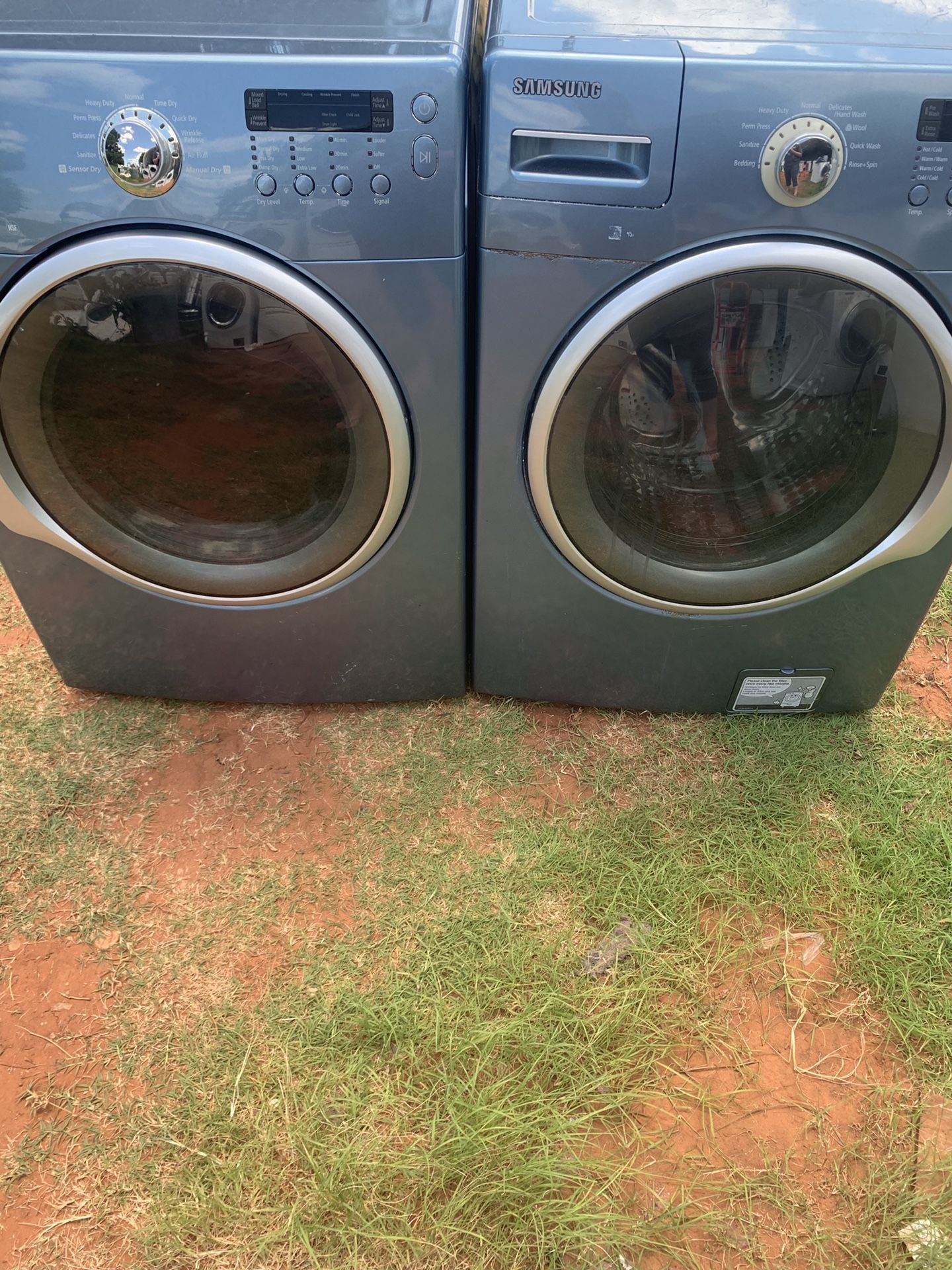 Samsung “Blue” washer dryer for Sale in Edmond, OK - OfferUp