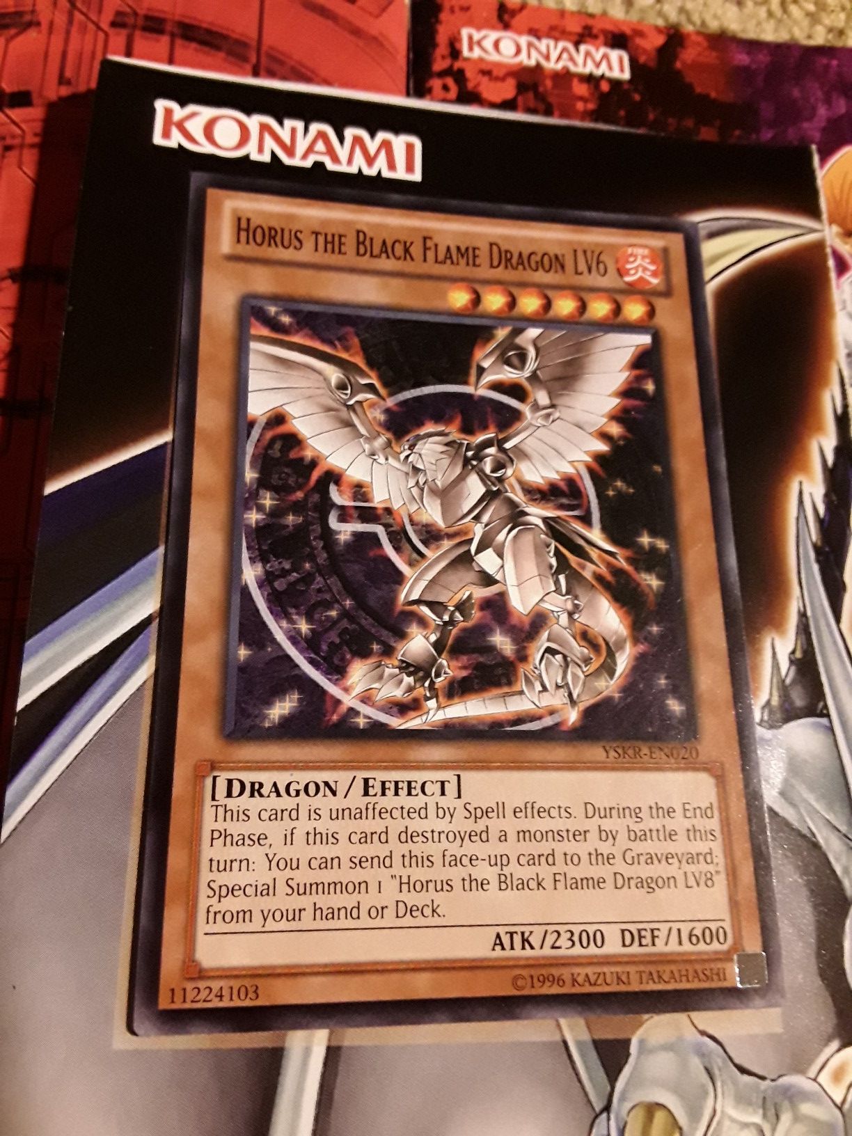 Yugioh Horus The Black Flame Dragon Lv8
