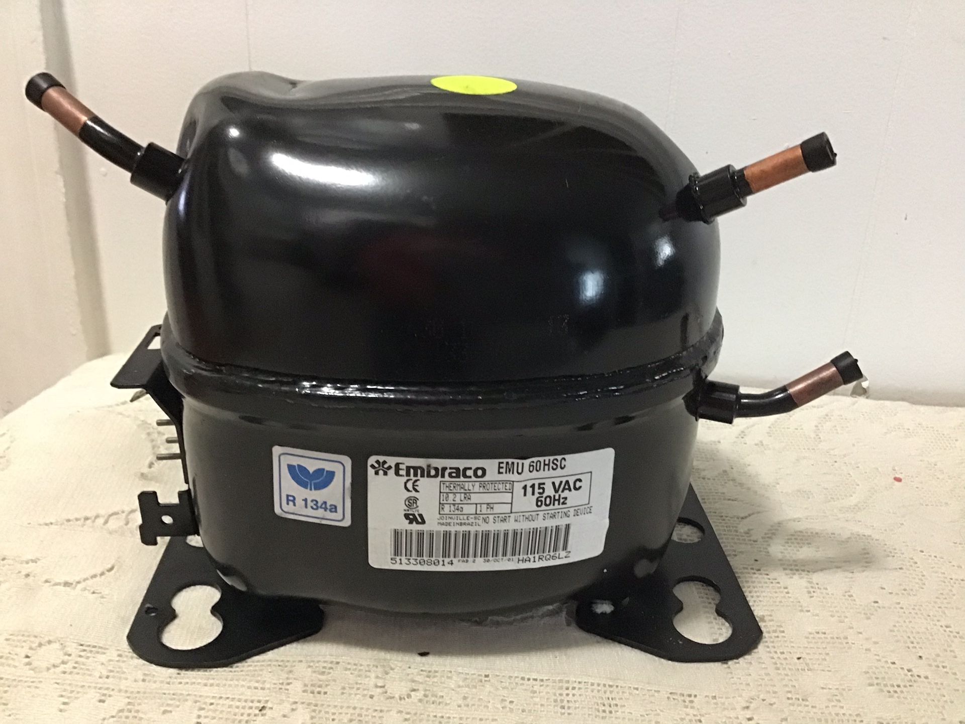 Embrace EMU 60HSC 115 Vac Refrigeration Compressor. NEW. Retail $290 ...