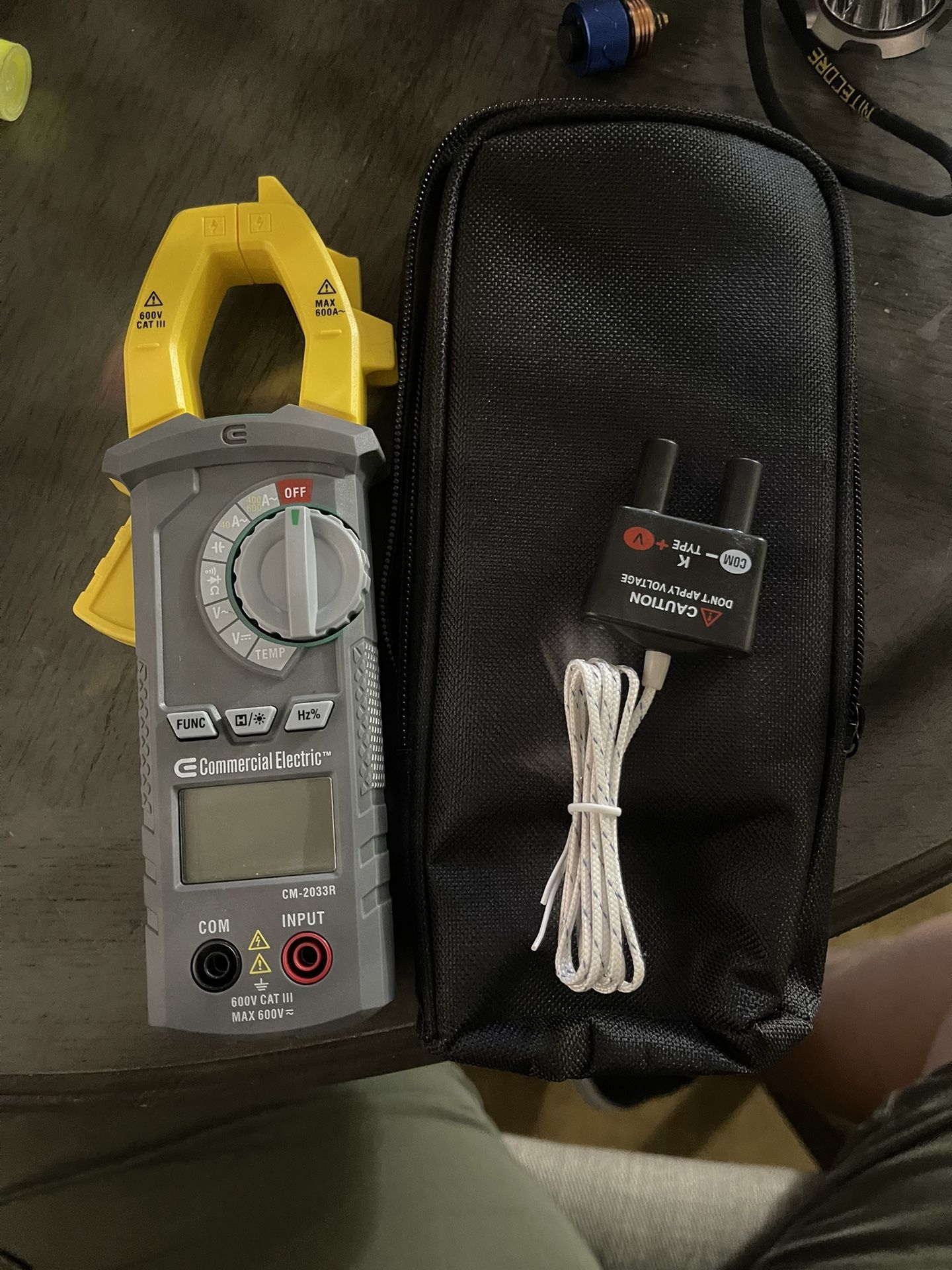 New 600A AC Clamp Meter With Temperature for Sale in Phoenix, AZ - OfferUp