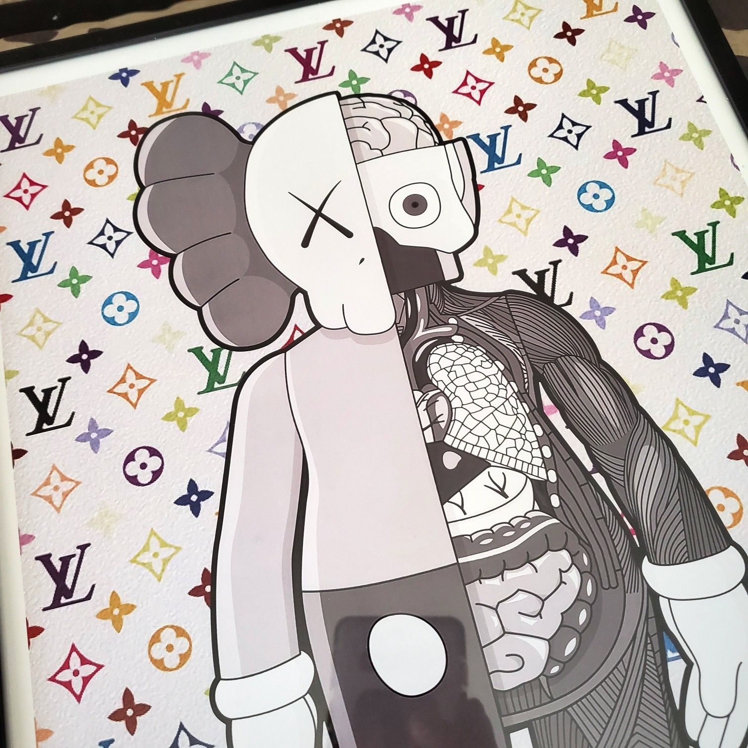 Kaws X Murakami Colored Glass Frame offwhite boost 350 Air 270 for Sale ...