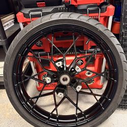LIKE NEW HARLEY DAVIDSON 21” PRODIGY REPLICA WHEEL WITH TIRE- NO BRAKE ...