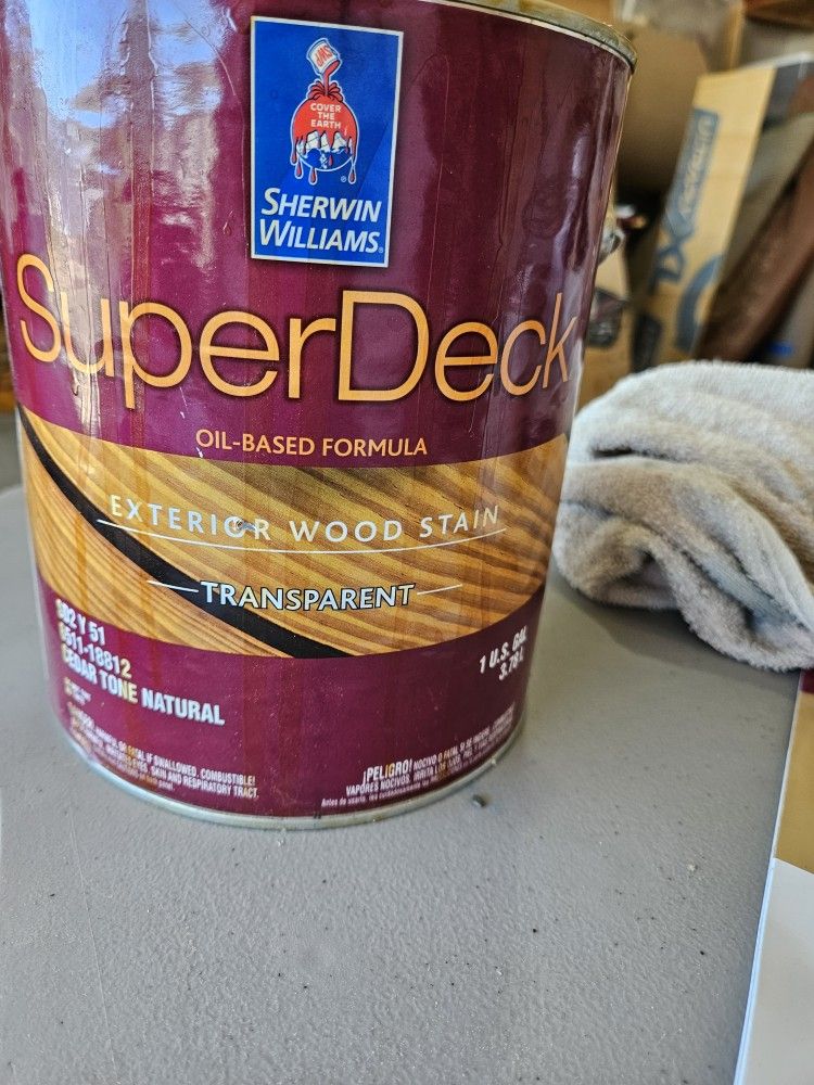 Sherwin Williams Superdeck Cedar Stain for Sale in Vancouver, WA - OfferUp