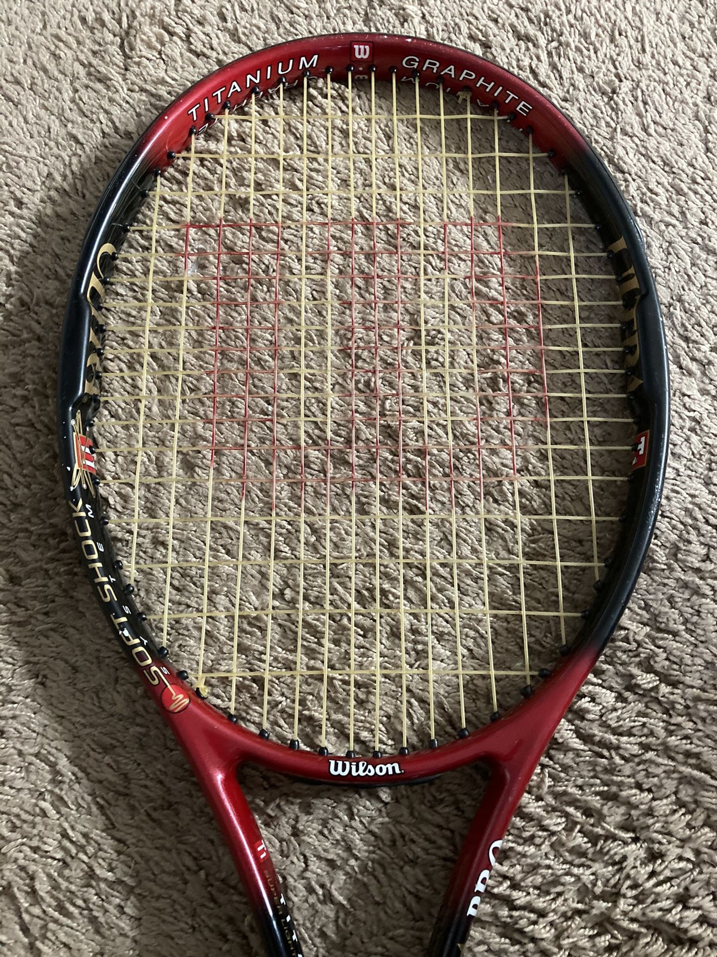 Wilson Soft Shock Ti Ultra Pro Titanium Graphite Tennis Racket for Sale ...